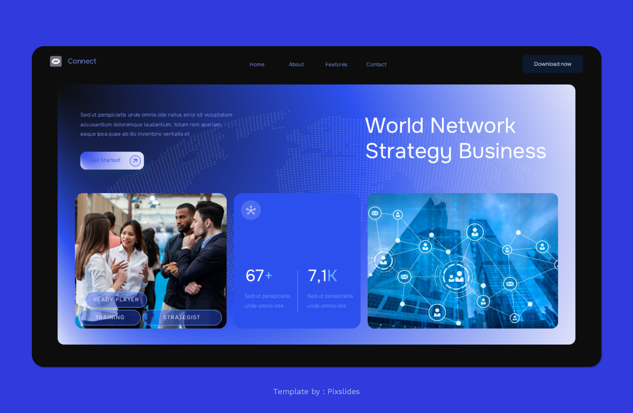 Connect - Network Strategies PowerPoint Presentation Template ...