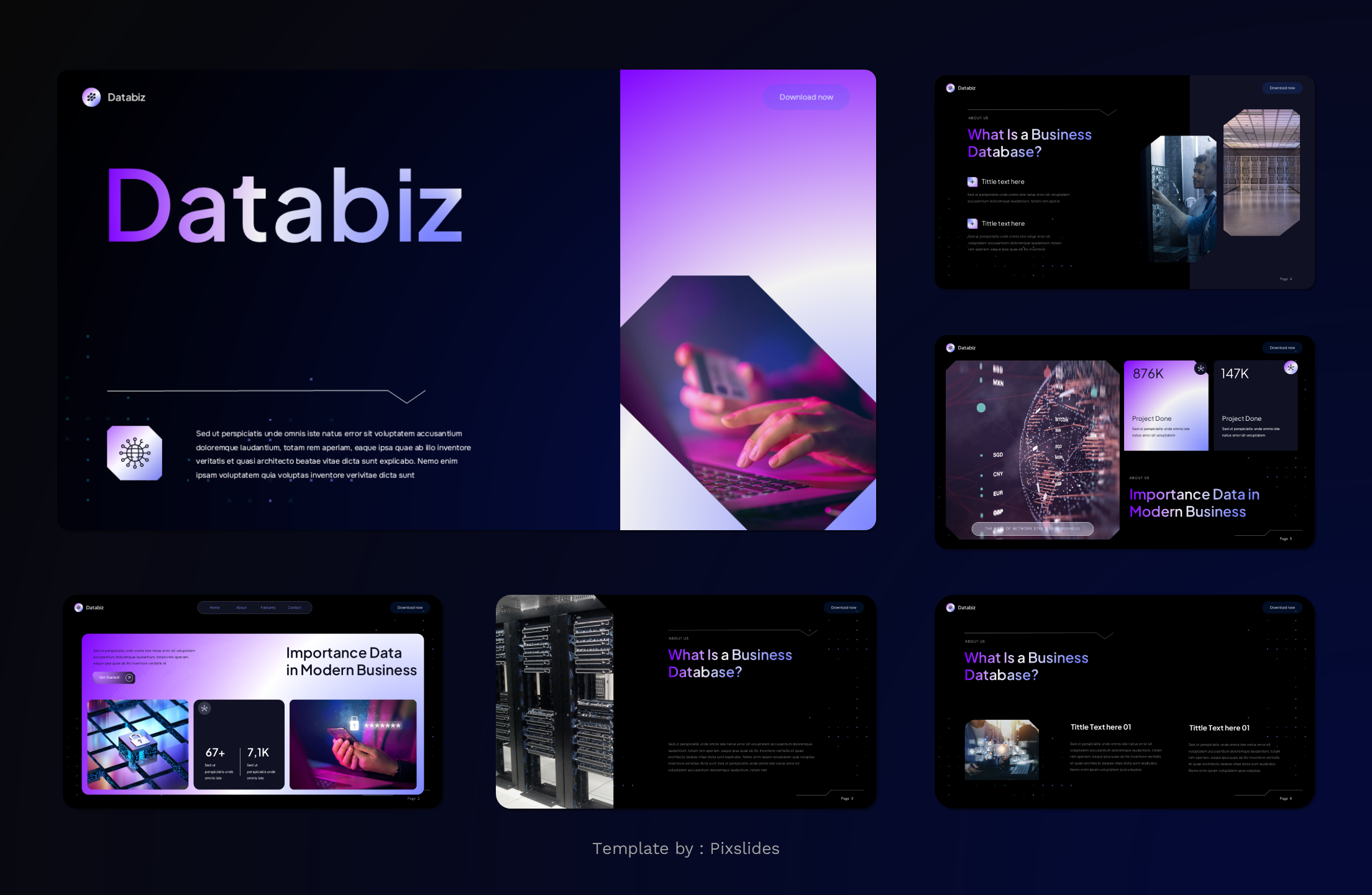Databiz - Business Database PowerPoint Presentation Template ...
