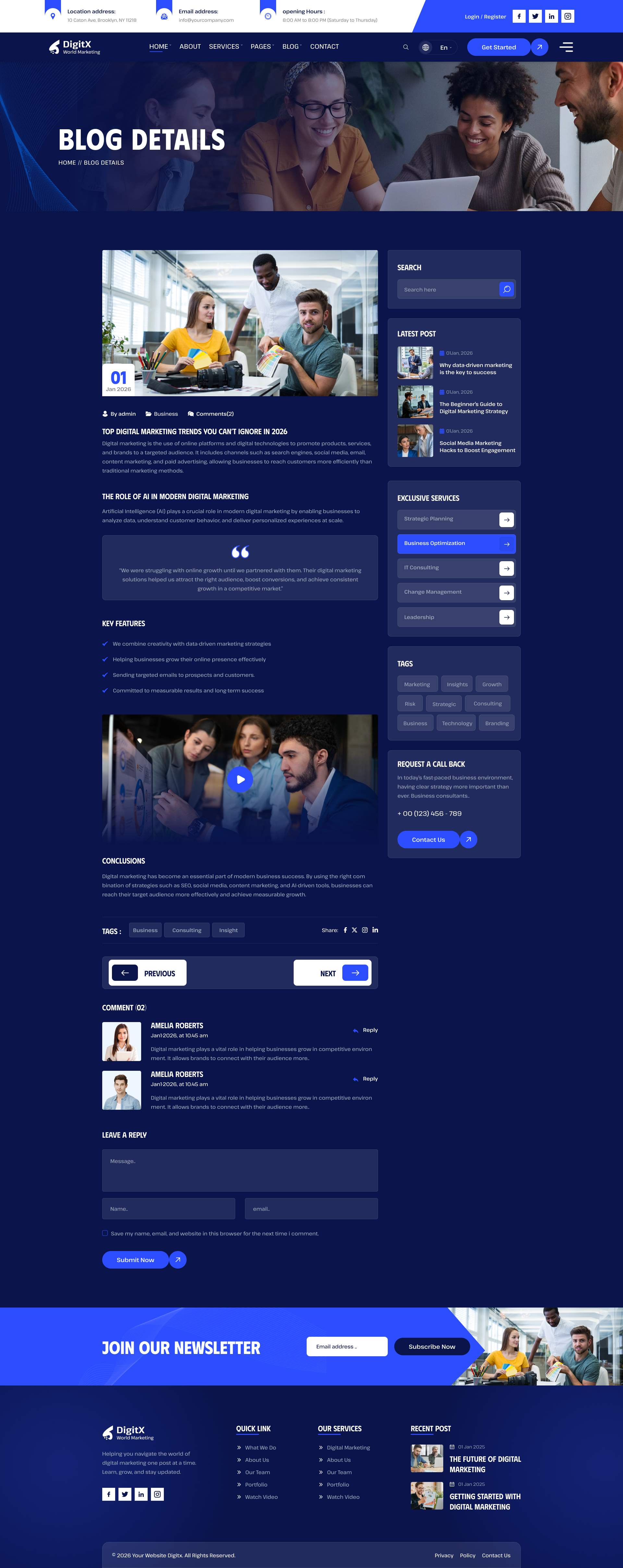 DigitX-Digital Marketing Figma Template by mdmoinulhossen57 | ThemeForest