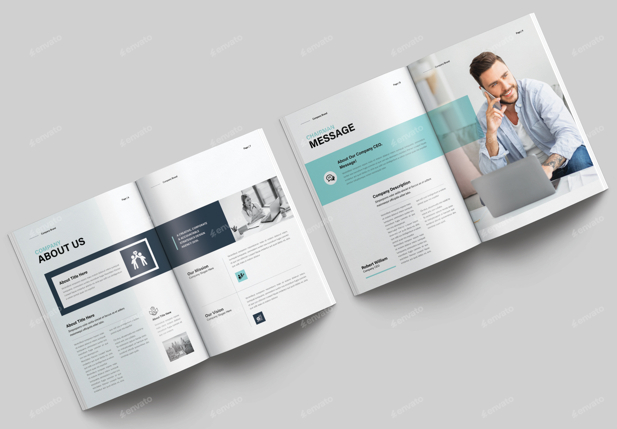 Company Profile Brochure Template, Print Templates | GraphicRiver