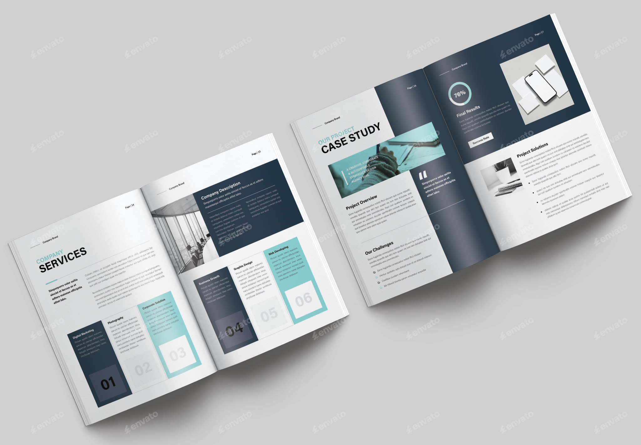 Company Profile Brochure Template, Print Templates | GraphicRiver