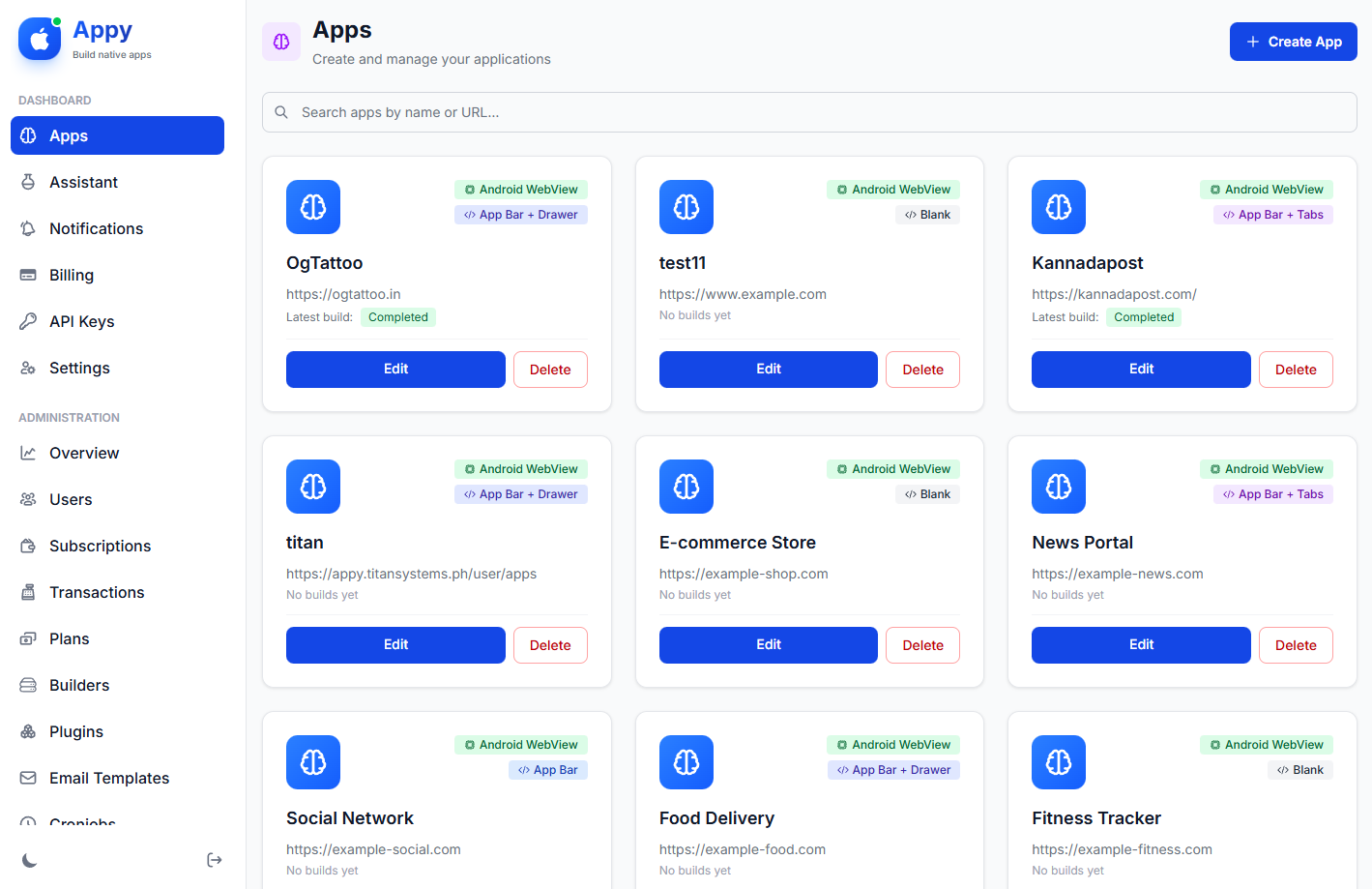 Appy - AI-Powered Mobile App Builder by TitanSystems | CodeCanyon