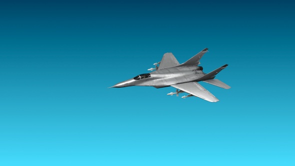 Animation of the aircraft on a transparent background, Motion Graphics