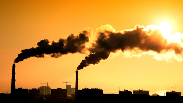 Smoke At Sunset, Stock Footage | VideoHive