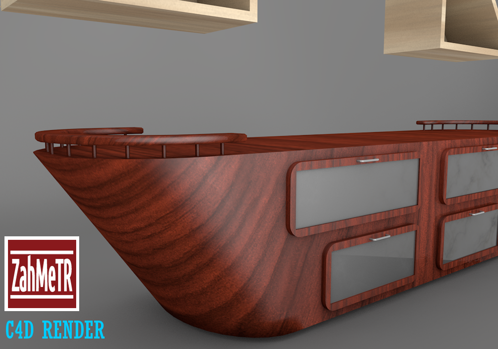 Ship TV Unit Concept Design by zahmetr | 3DOcean