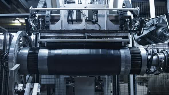 Robotic Tyre Manufacturing Equipment Stamping New Rubber Product ...