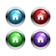 Shiny Home Buttons, Vectors | GraphicRiver