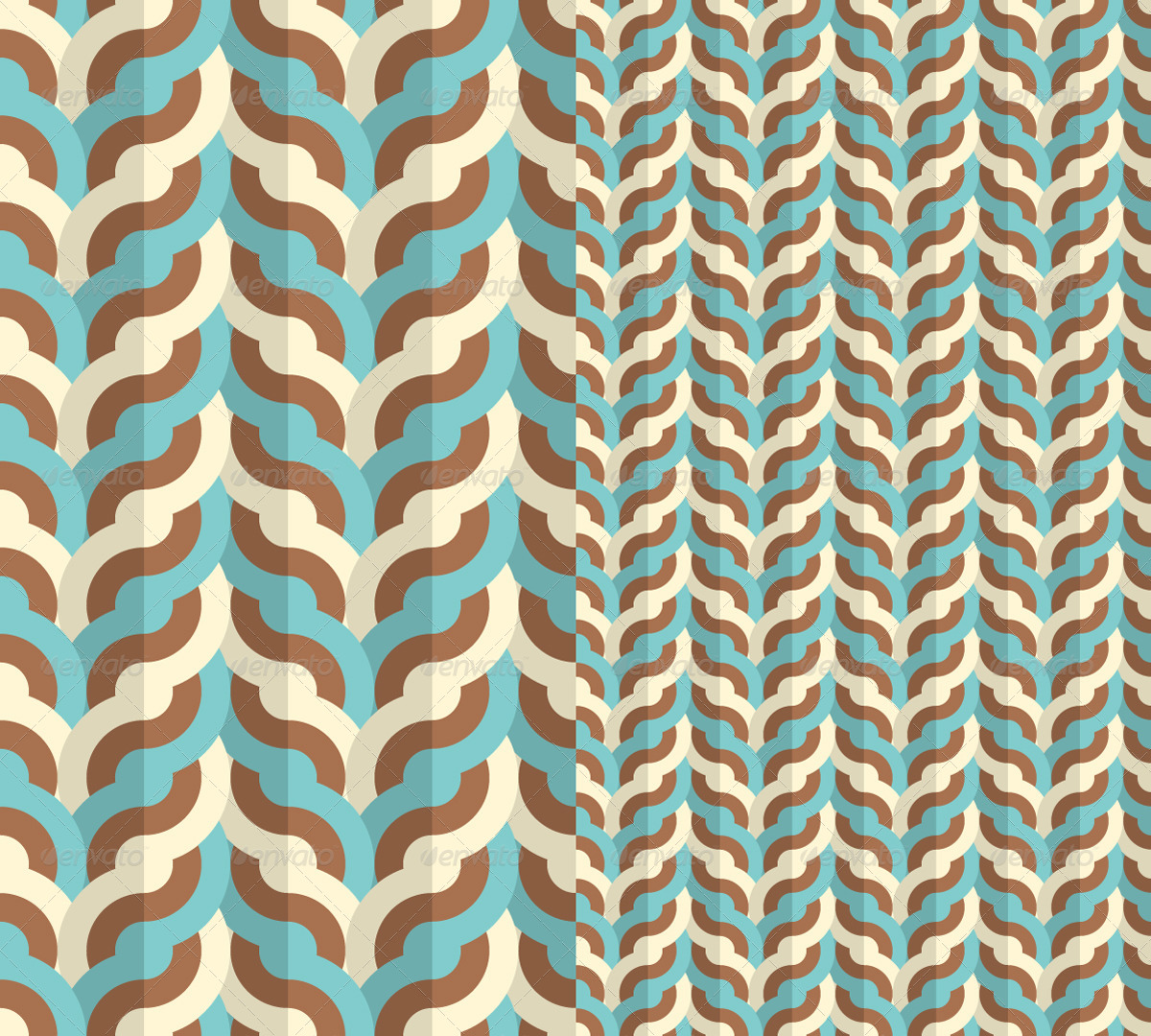 Flat Geometric Weaving Pattern , Vectors | GraphicRiver