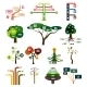 Set of Tree Infographic Design Templates, Vectors | GraphicRiver