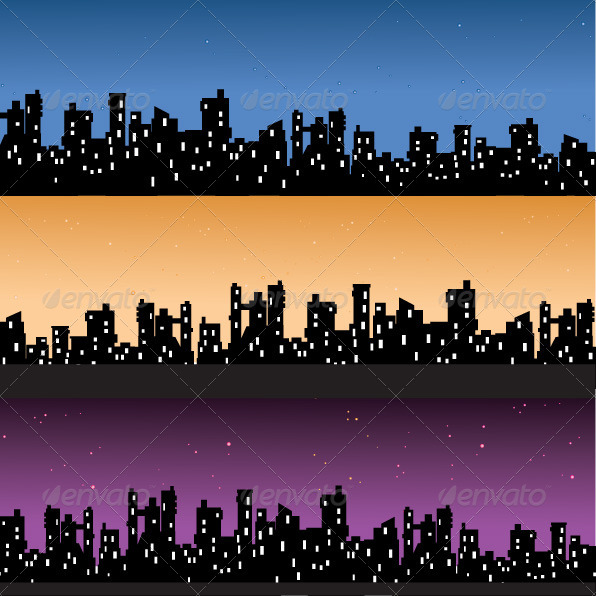Vector Urban Landscapes, Vectors | GraphicRiver
