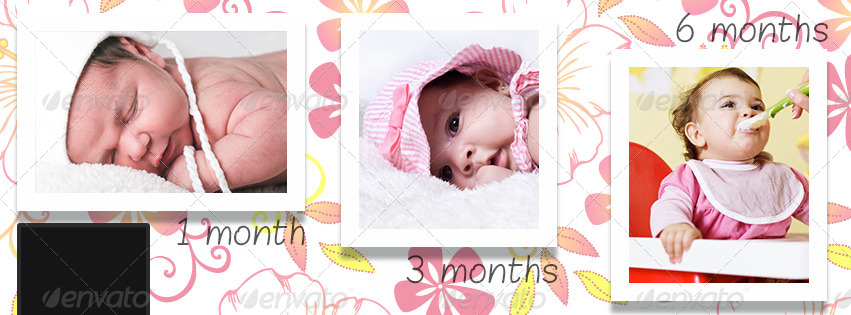Baby 2 - A Cute Fb Timeline Cover Template, Web Elements | GraphicRiver