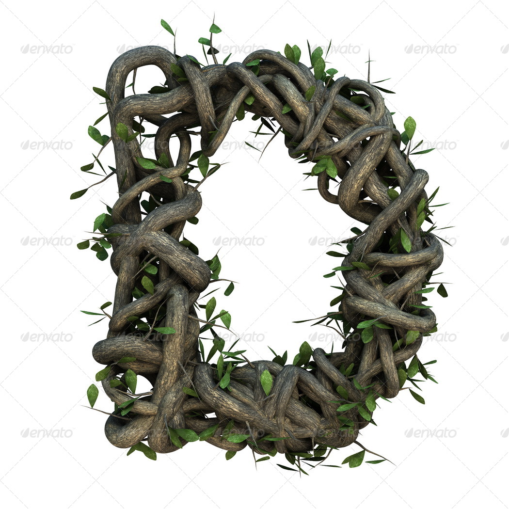 Ivy Uppercase Alphabet, Graphics | GraphicRiver