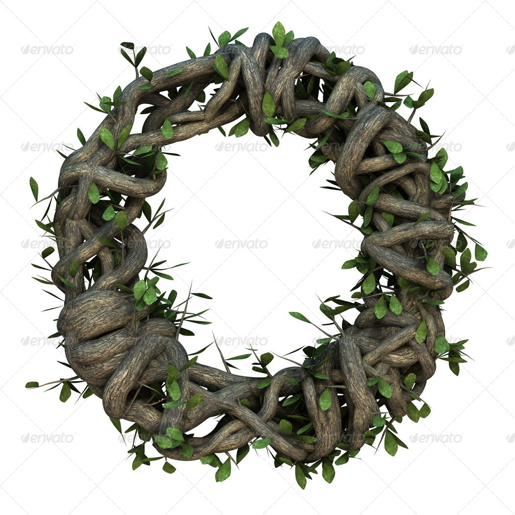 Ivy Uppercase Alphabet, Graphics | GraphicRiver