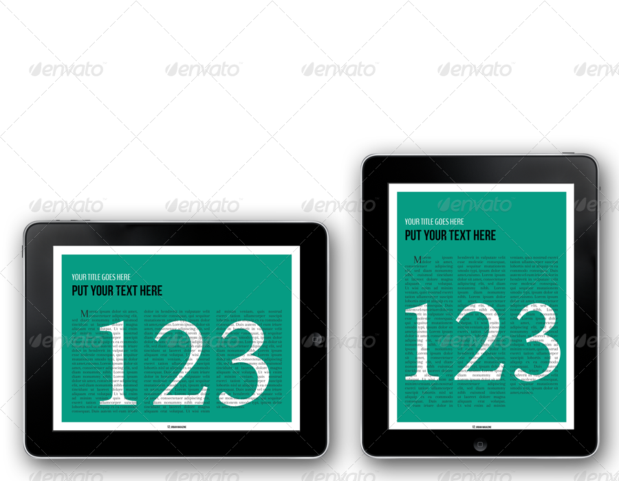 iPad & Tablet Urban Magazine, ePublishing | GraphicRiver