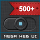 Complete Dark Web UI Mega Pack, Web Elements | GraphicRiver