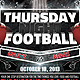 Thursday Night Football Promo Flyer, Print Templates | GraphicRiver