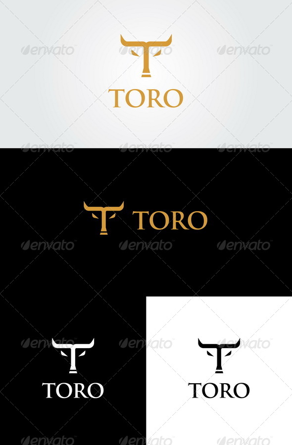 Toro - Letter T Logo by glaxa | GraphicRiver