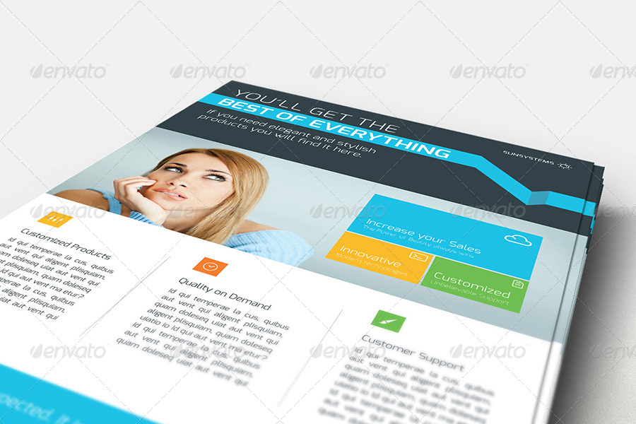 Corporate Flyer / Ad Template / US Letter / Din A4, Print Templates