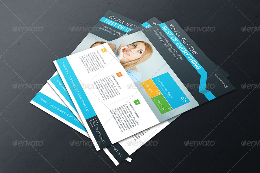Corporate Flyer / Ad Template / US Letter / Din A4, Print Templates