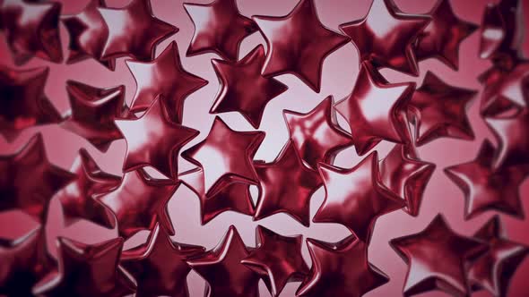 3d Red Moving Star Balloons, Motion Graphics | VideoHive