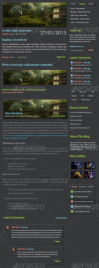 Complete Dark Web UI Mega Pack, Web Elements | GraphicRiver