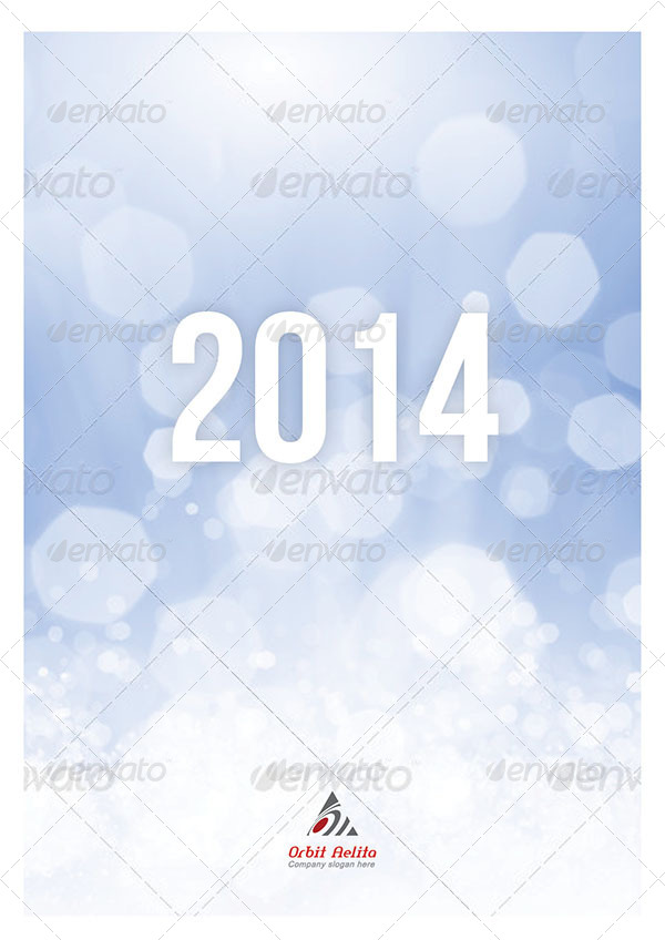 Wall Calendar 2014 - A3 & A2 - 13 pages, Print Templates | GraphicRiver