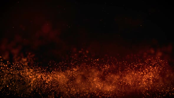Orange Particles Bokeh, Motion Graphics | VideoHive