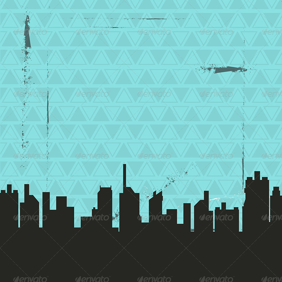 Five Urban Retro Grunge Backgrounds, Vectors | GraphicRiver