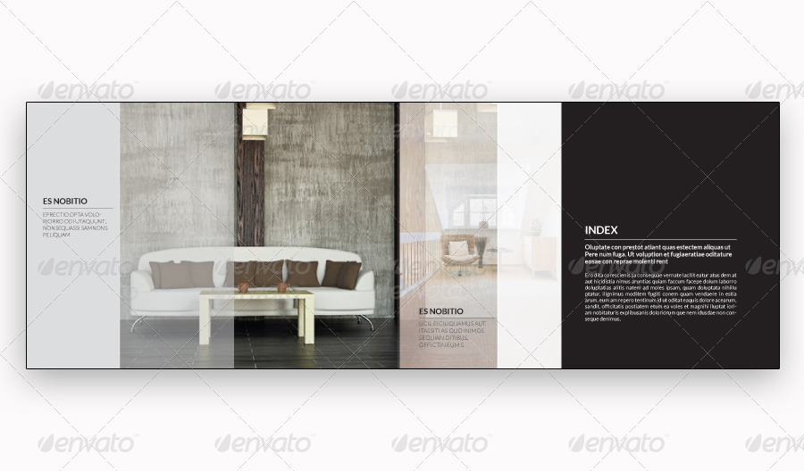 Interiors Booklet Catalog, Print Templates | GraphicRiver