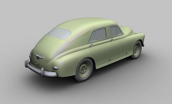 GAZ M20 "Pobeda" by rusteddreams | 3DOcean