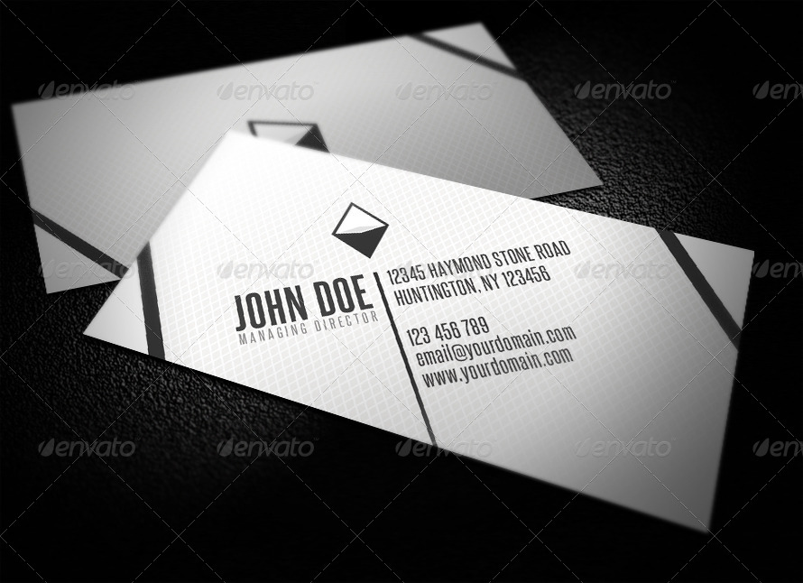 Diagonal Business Card, Print Templates | GraphicRiver