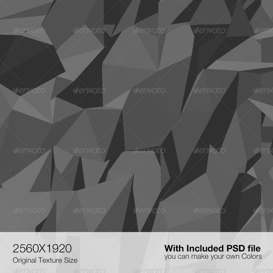 Multi Purpose Low Poly Texture - PSD and PNG, Textures | GraphicRiver