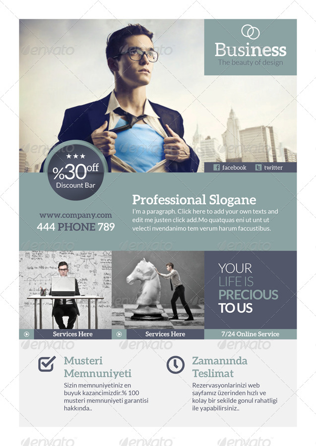 Multipurpose Flyer Template, Print Templates | GraphicRiver