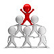 3D Small People - Pyramid of Success, Graphics | GraphicRiver