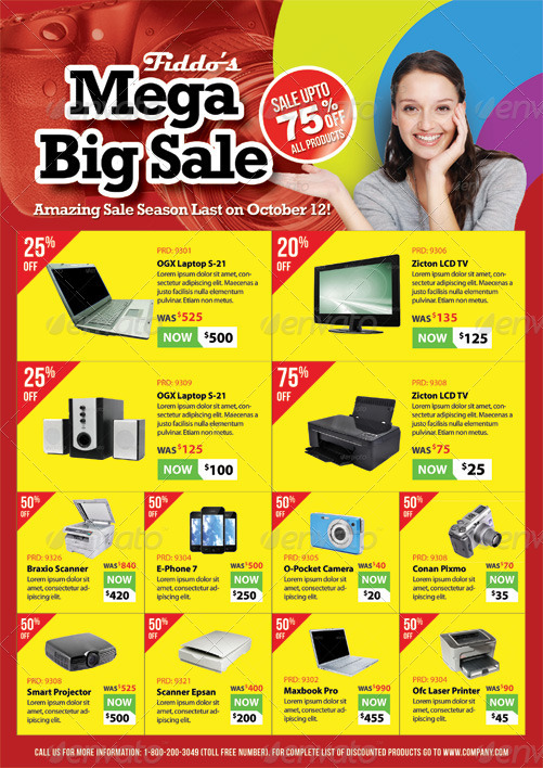 Big Sale Promotion Flyers, Print Templates | GraphicRiver