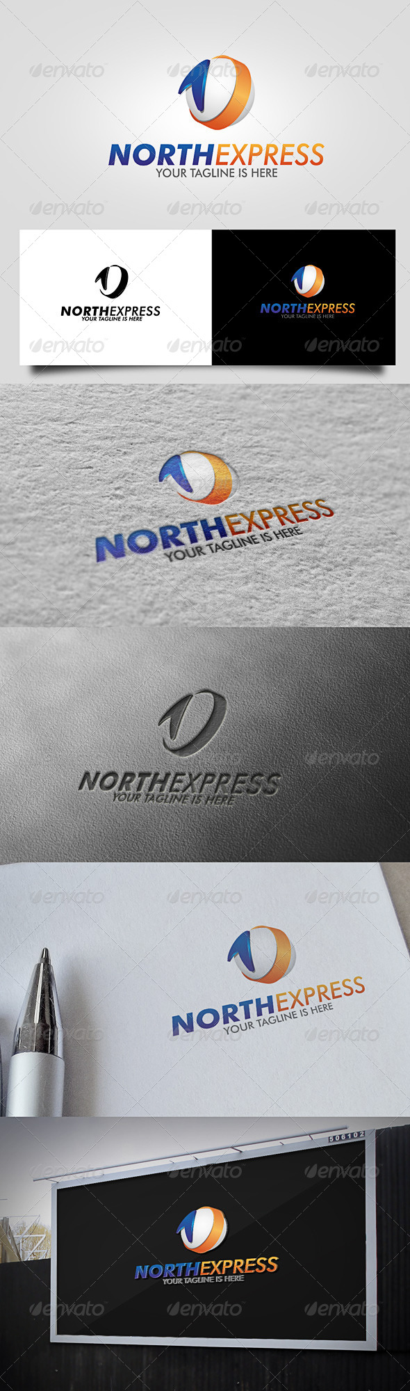 North Express Logo, Logo Templates | GraphicRiver