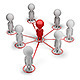 3d small people - partner network, Graphics | GraphicRiver