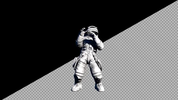 8K Astronaut Dance VJ Loop, Motion Graphics | VideoHive