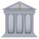 Roman or Greek Temple Bank Symbol, Vectors | GraphicRiver