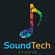 Sound Technology Logo, Logo Templates | GraphicRiver