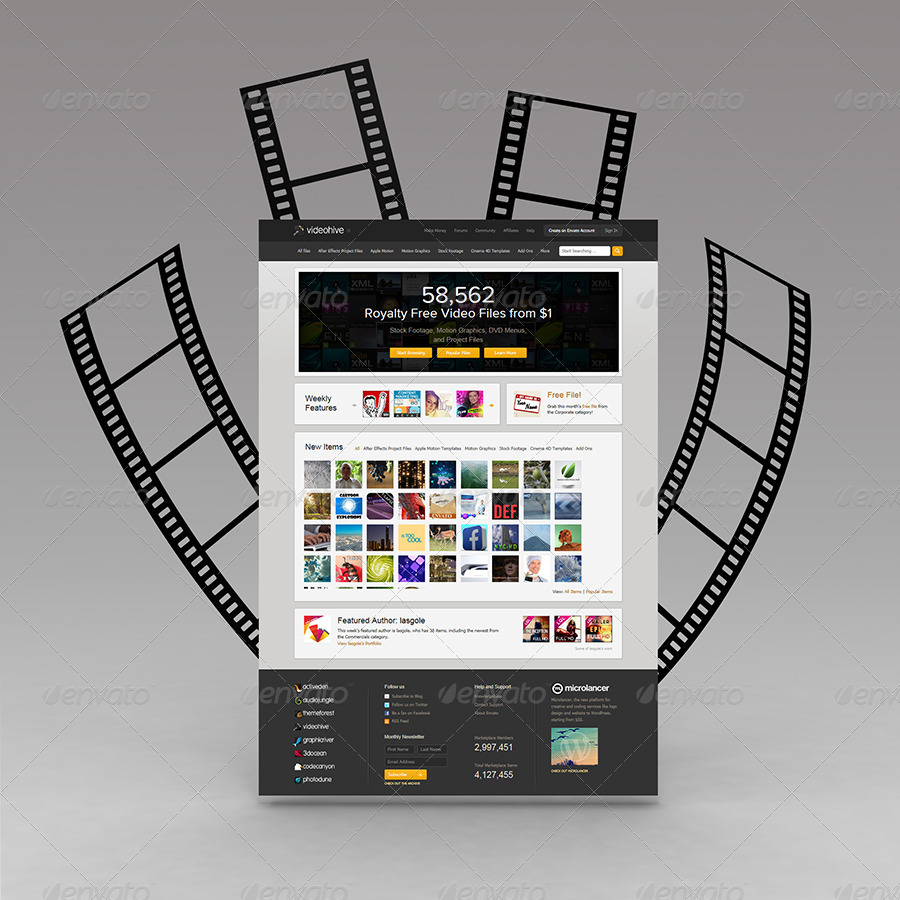 Video Website Mock-ups, Graphics | GraphicRiver