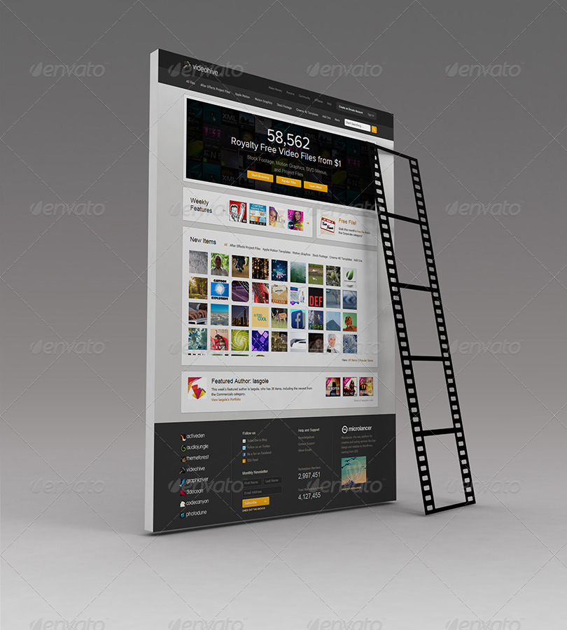 Video Website Mock-ups, Graphics | GraphicRiver