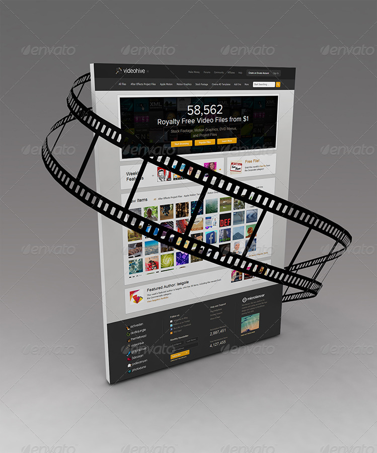 Video Website Mock-ups, Graphics | GraphicRiver