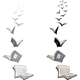 Flying Books., Vectors | GraphicRiver