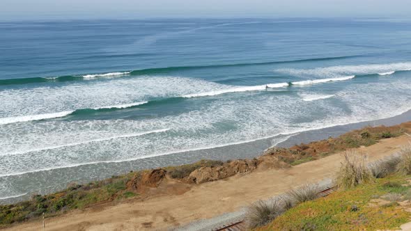 Seascape Vista Point Del Mar Torrey Pines California Coast USA, Stock ...
