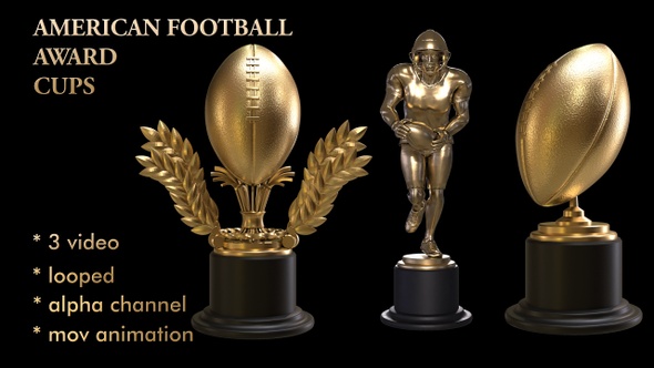 American Football Award Cup, Motion Graphics | VideoHive