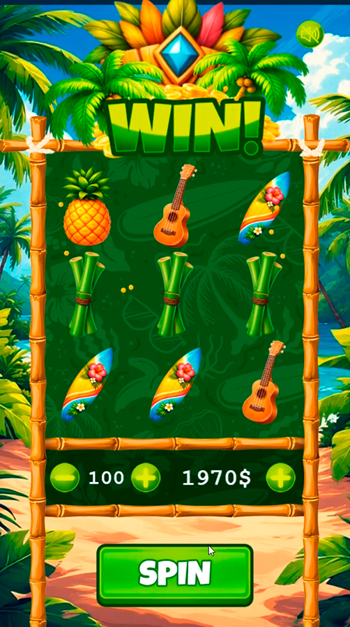 Aloha Fortune - HTML 5 Slot Machine Game | Source Code by artpire ...
