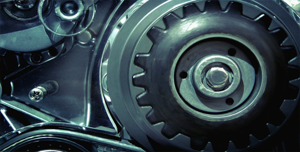 Car Engine Gears, Stock Footage | VideoHive
