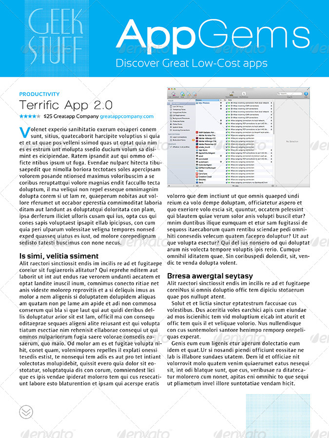 24 Pages iPad Tech Stuff Magazine, ePublishing | GraphicRiver