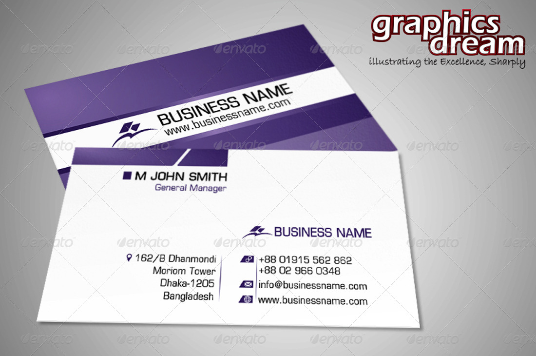 Smart, Simple Business card GD003, Print Templates | GraphicRiver